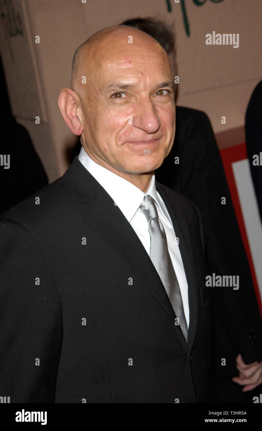 LOS ANGELES, CA. January 11, 2002: Actor SIR BEN KINGSLEY at the ...