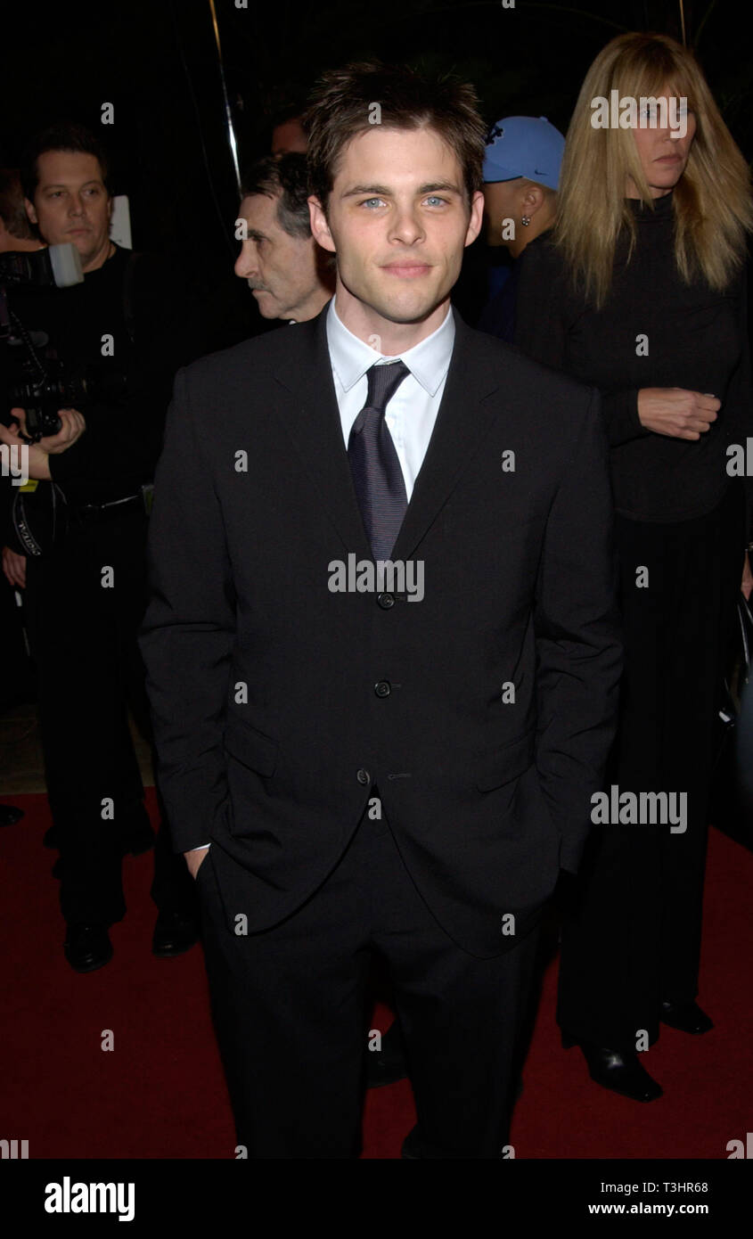 LOS ANGELES, CA. January 11, 2002: Actor JAMES MARSDEN at the Broadcast ...