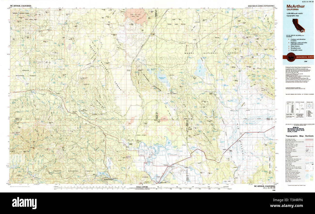 Mcarthur map hi-res stock photography and images - Alamy