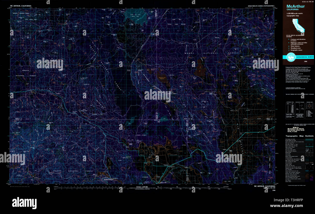 Mcarthur map hi-res stock photography and images - Alamy