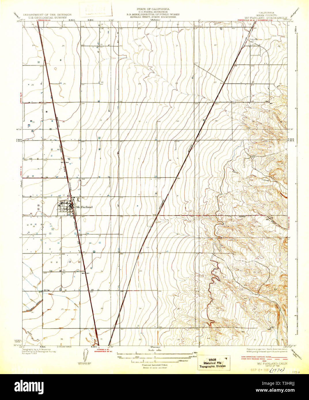 1930 map of california hi-res stock photography and images - Alamy