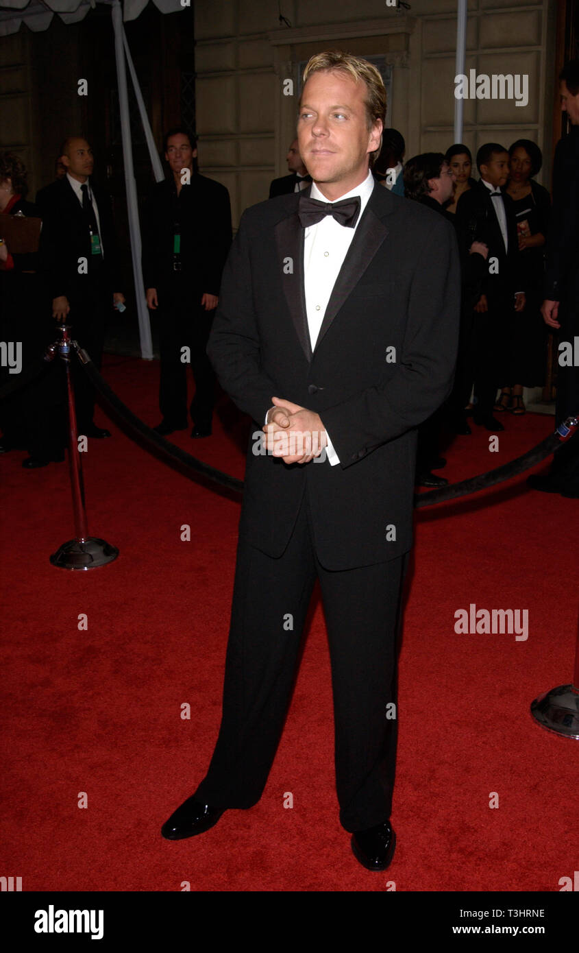 LOS ANGELES, CA. January 13, 2002: Actor KEIFER SUTHERLAND at the 28th ...