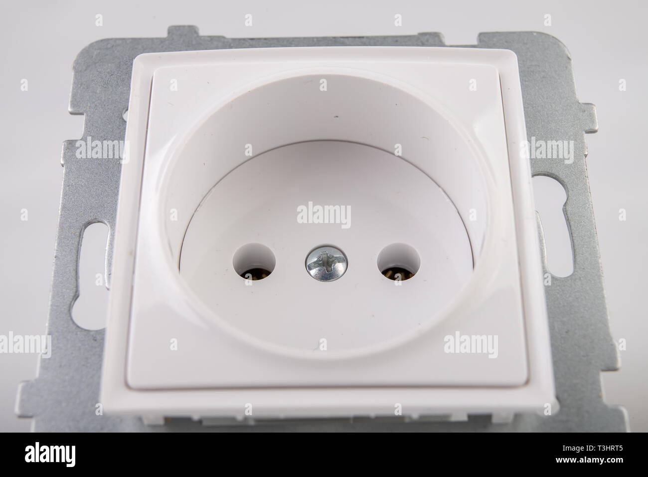 Unscrewed electrical socket. Accessories and components for the ...