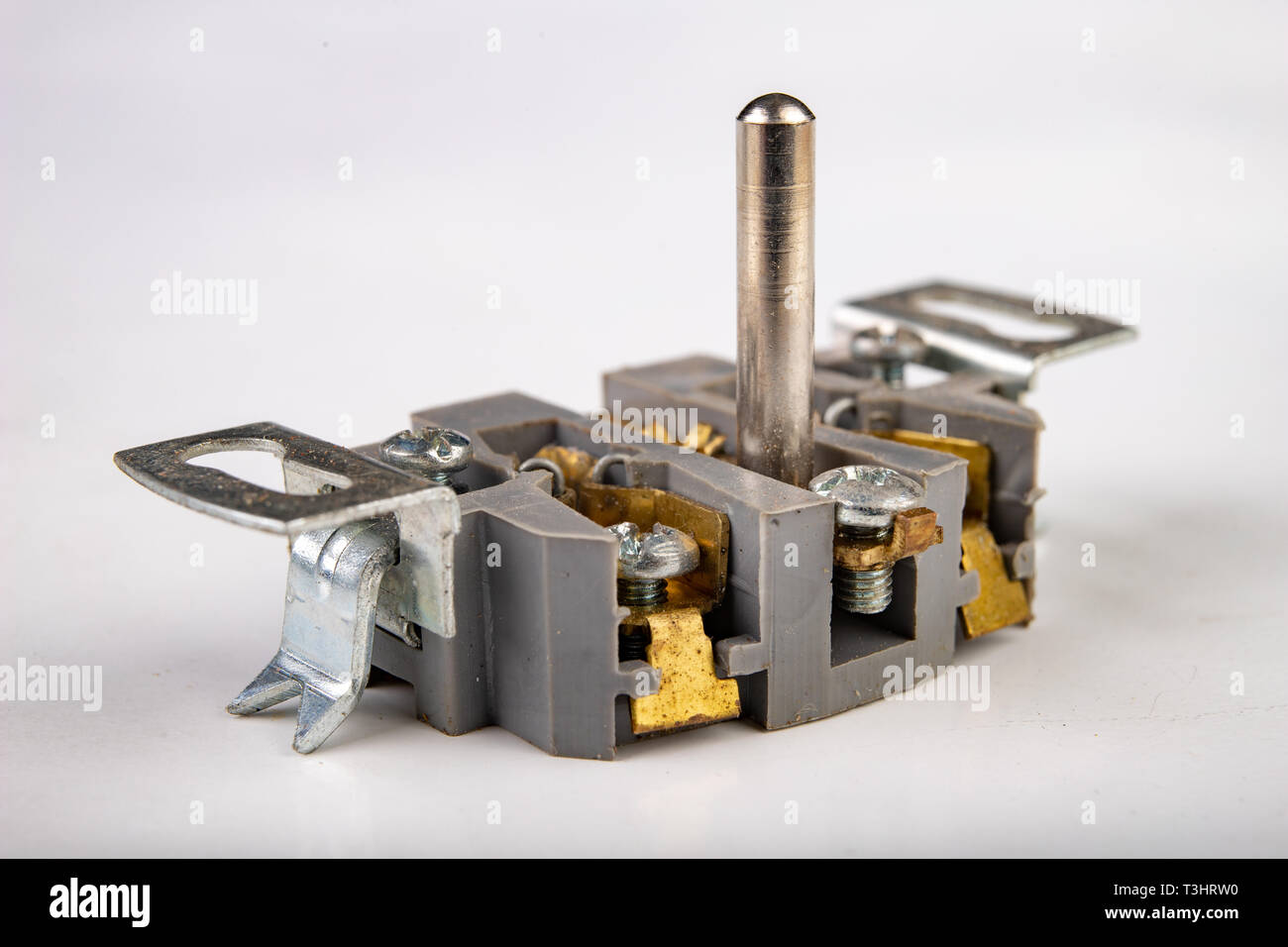 Unscrewed electrical socket. Accessories and components for the ...