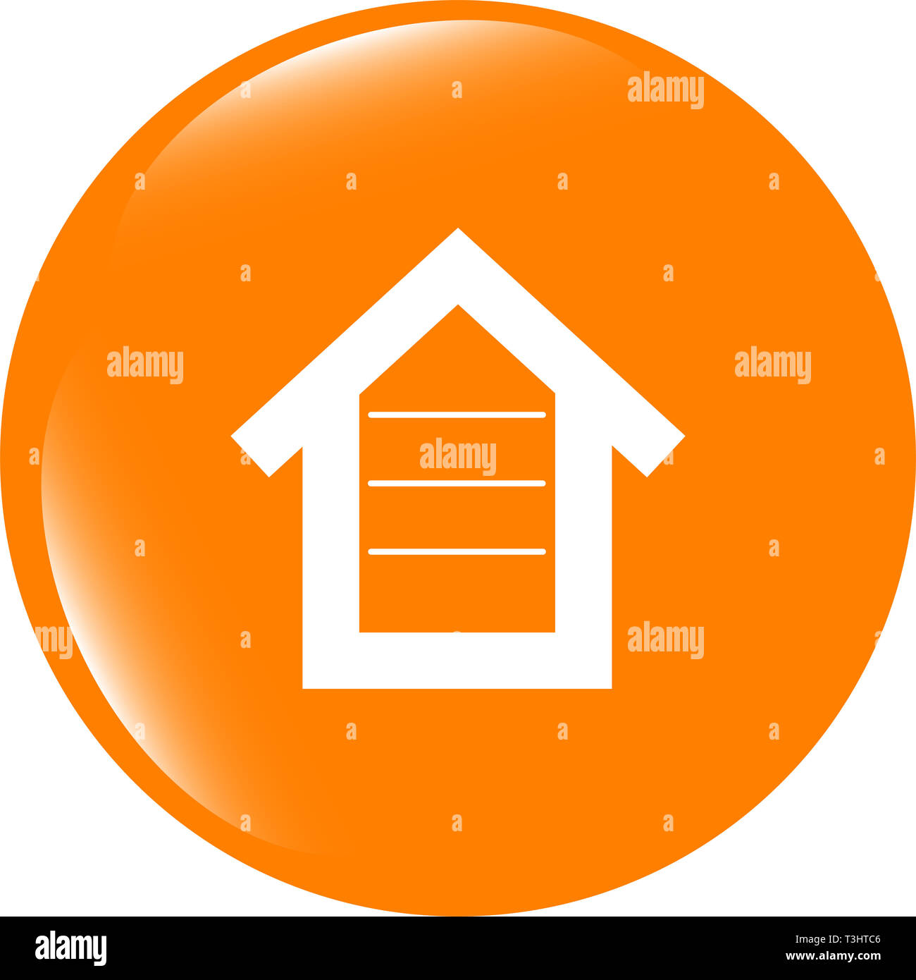 house button, button signs, web icon . Trendy flat style sign isolated ...