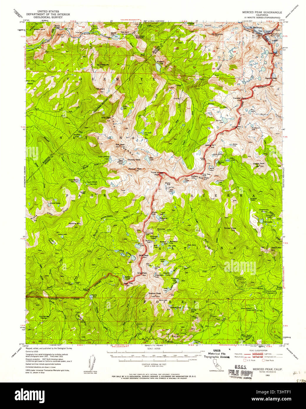 Map of merced hi-res stock photography and images - Alamy