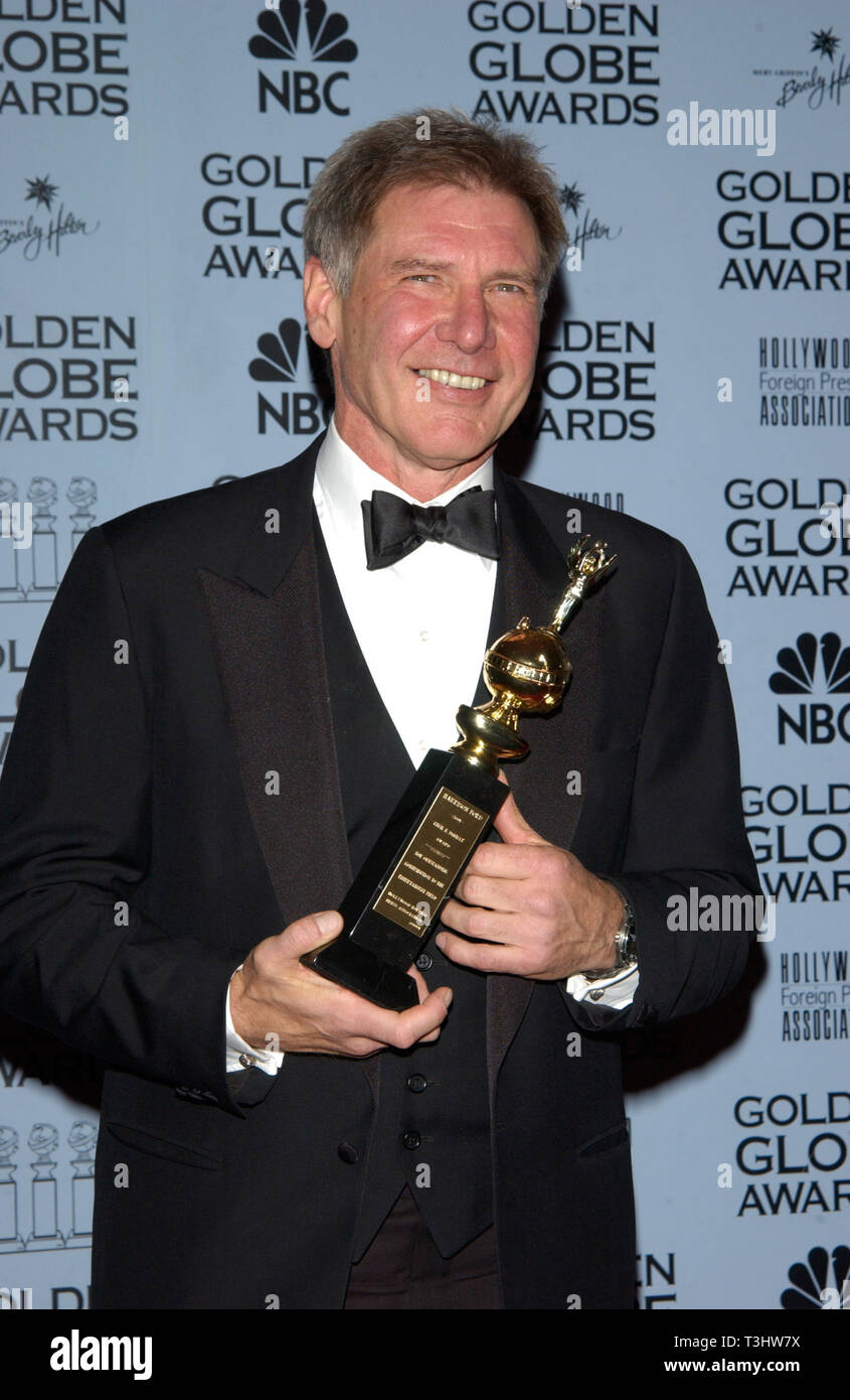 LOS ANGELES, CA. January 20, 2002: Actor HARRISON FORD at the 59th ...