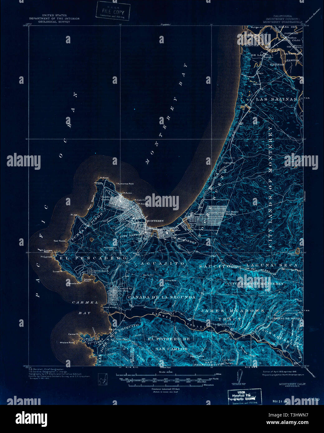 1913 california map hi-res stock photography and images - Alamy
