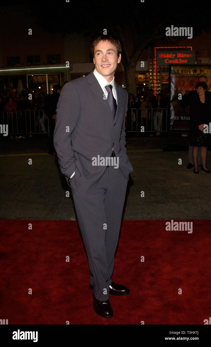 LOS ANGELES, CA. February 25, 2002: Actor CHRIS KLEIN at the world ...