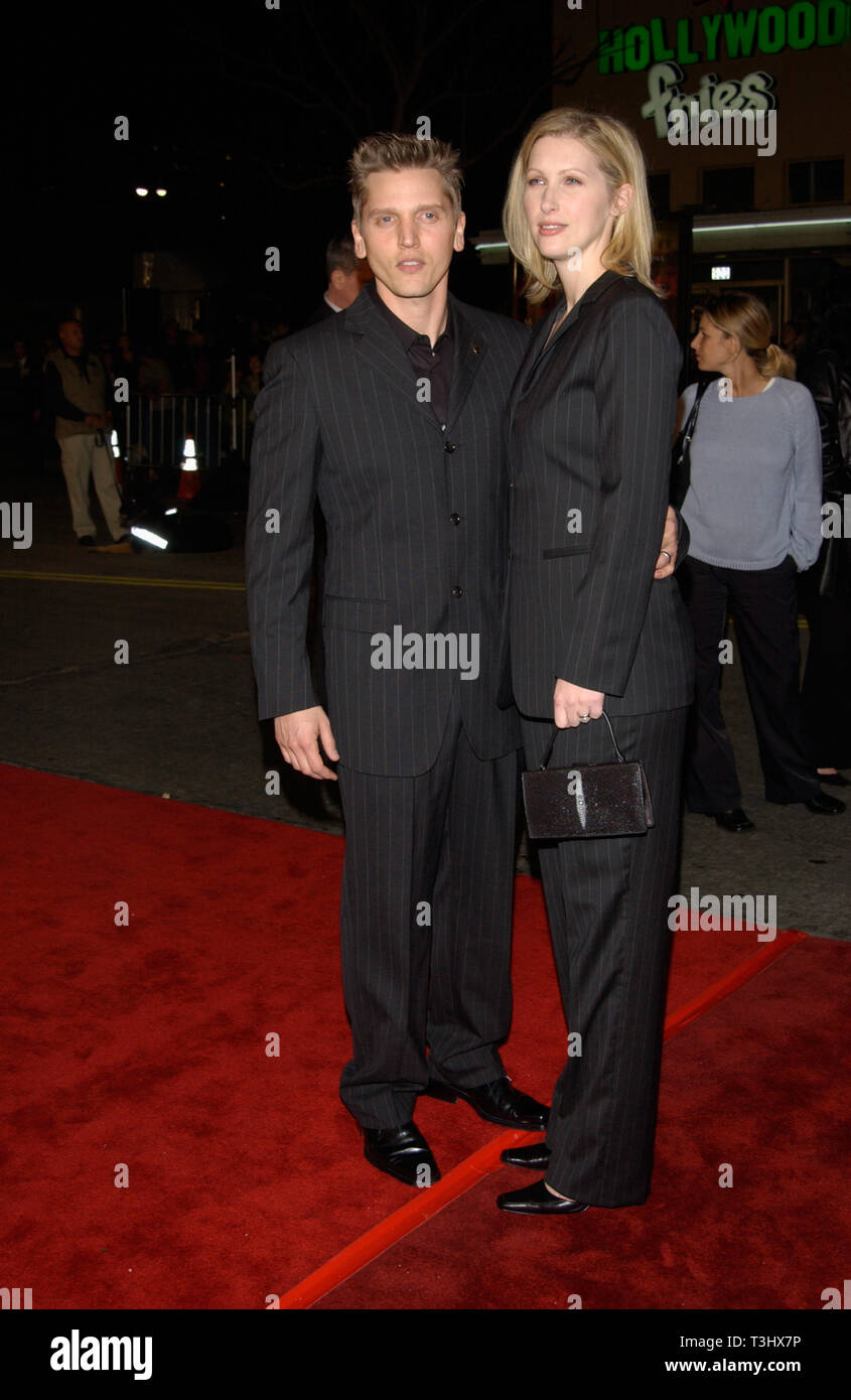 LOS ANGELES, CA. February 25, 2002: Actor BARRY PEPPER at the world ...