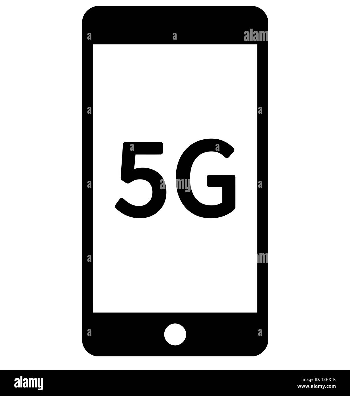 5G high speed signal mobile connection network web illustration ...