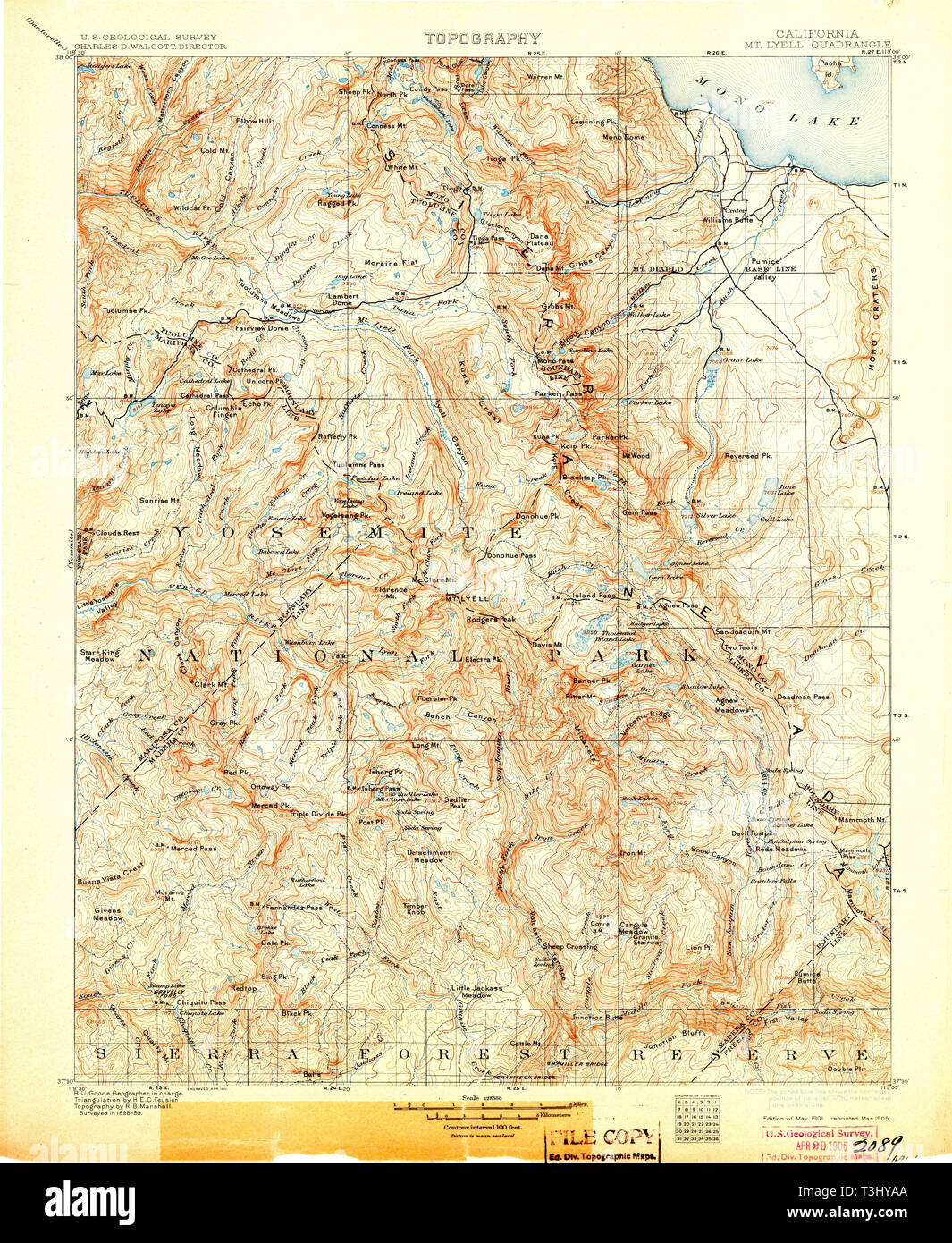 Mt lyell hi-res stock photography and images - Alamy