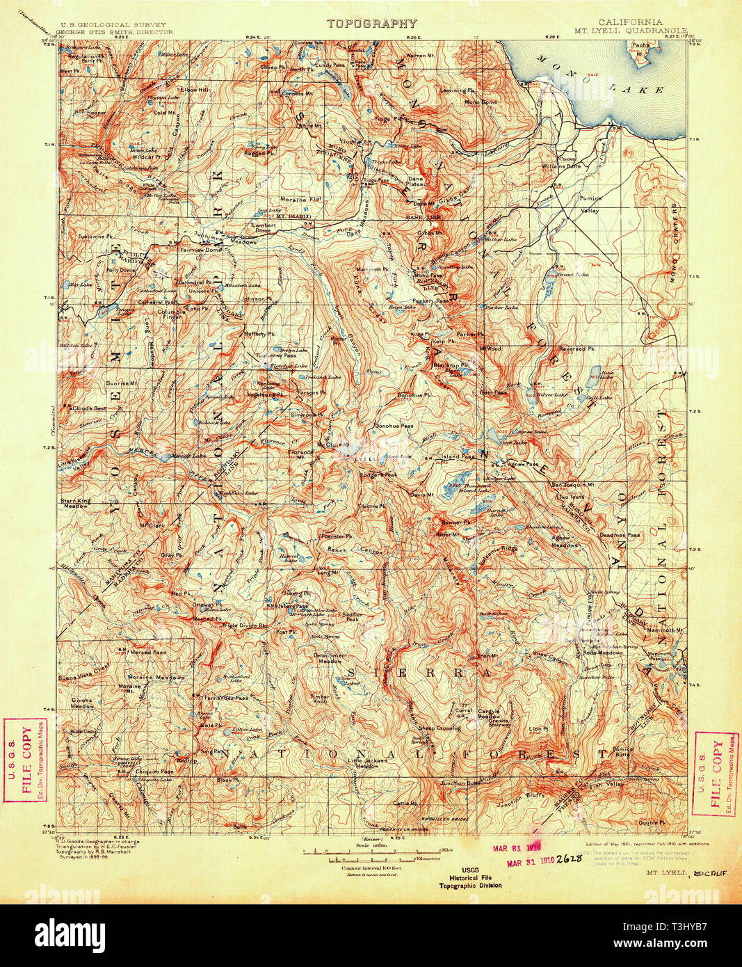 Mt lyell hi-res stock photography and images - Alamy