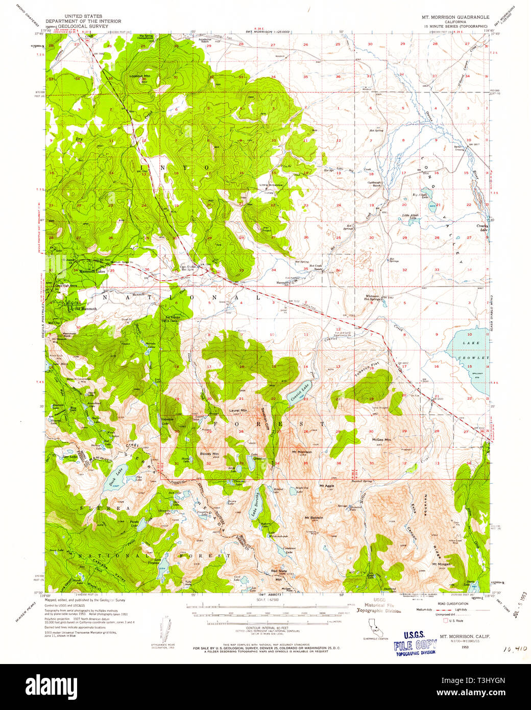 Mt morrison hi-res stock photography and images - Alamy