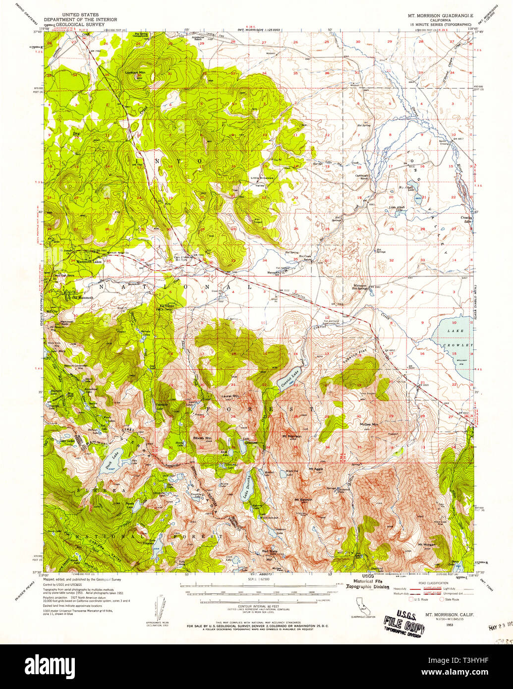 Morrison map hi-res stock photography and images - Alamy