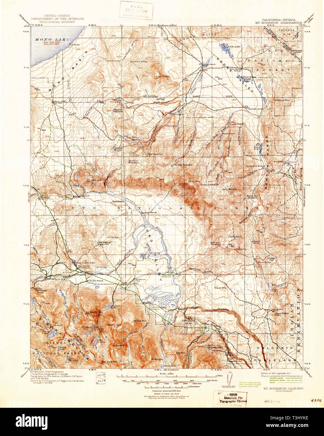 Morrison map hi-res stock photography and images - Alamy
