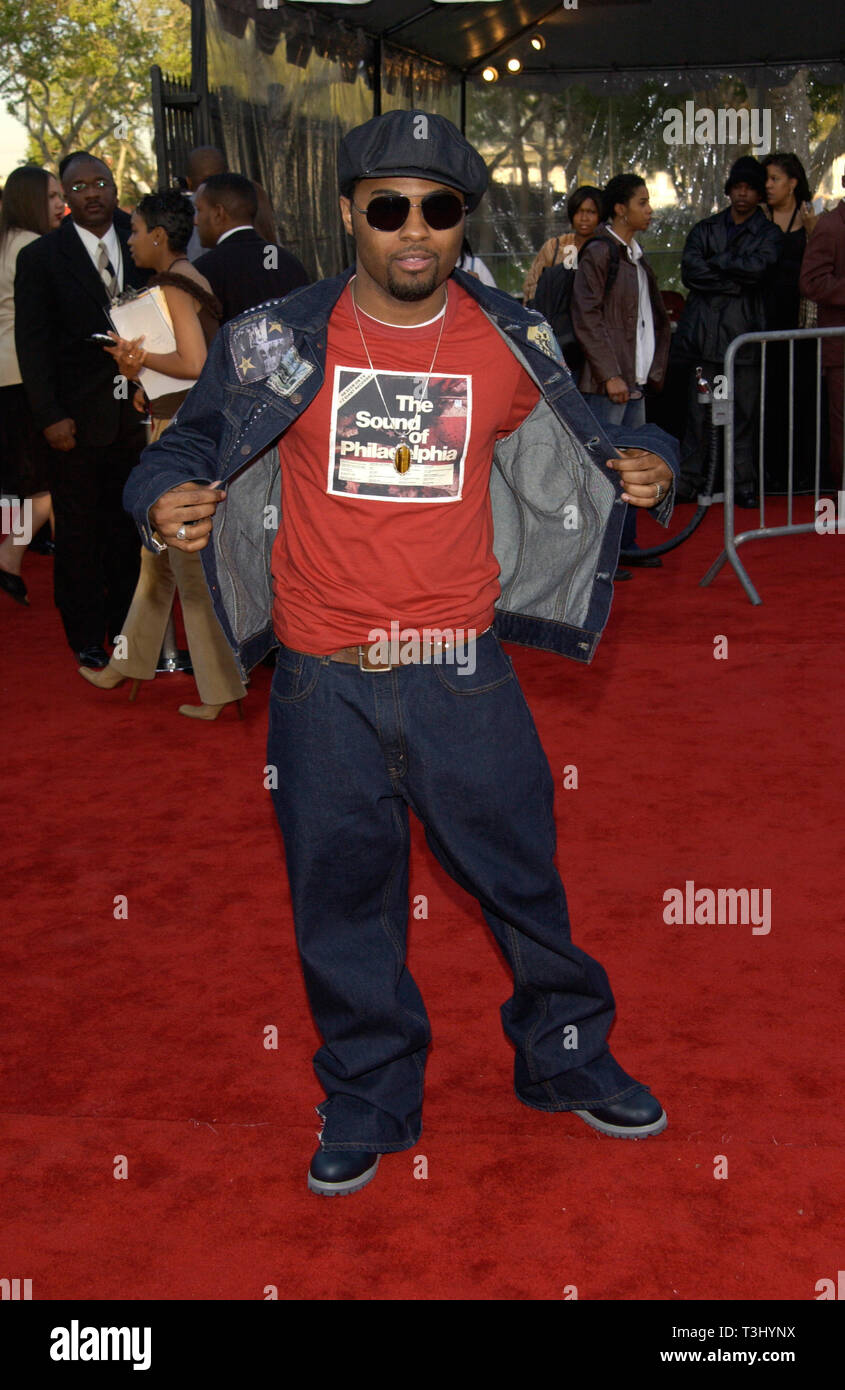 LOS ANGELES, CA. March 20, 2002: Singer MUSIQ SOULCHILD at the 16th ...