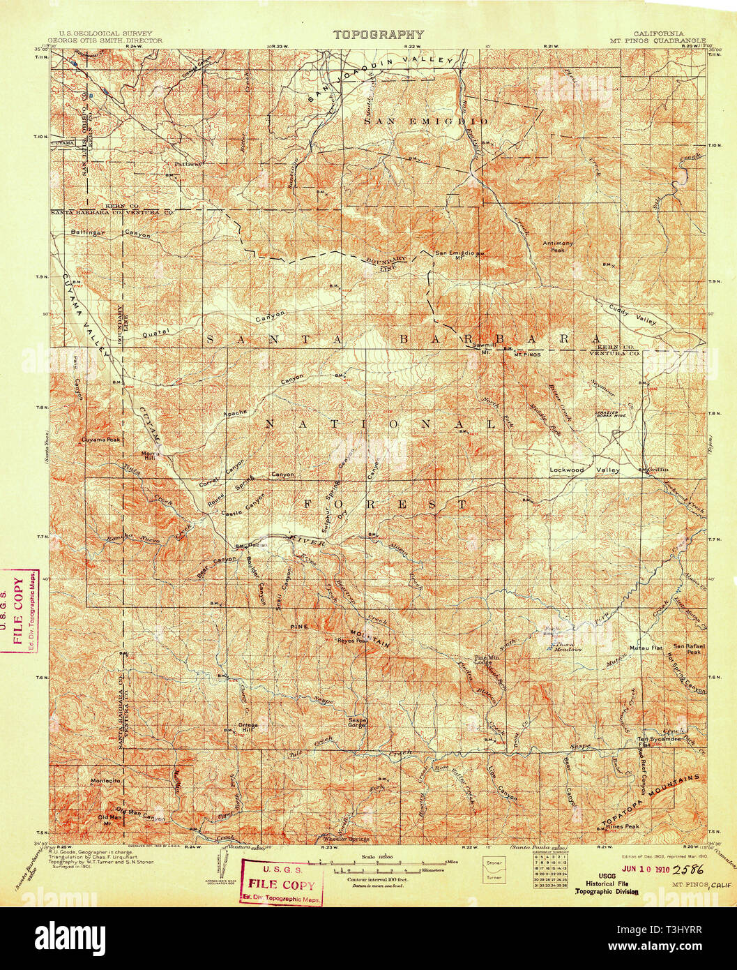 Mt. pinos california hi-res stock photography and images - Alamy