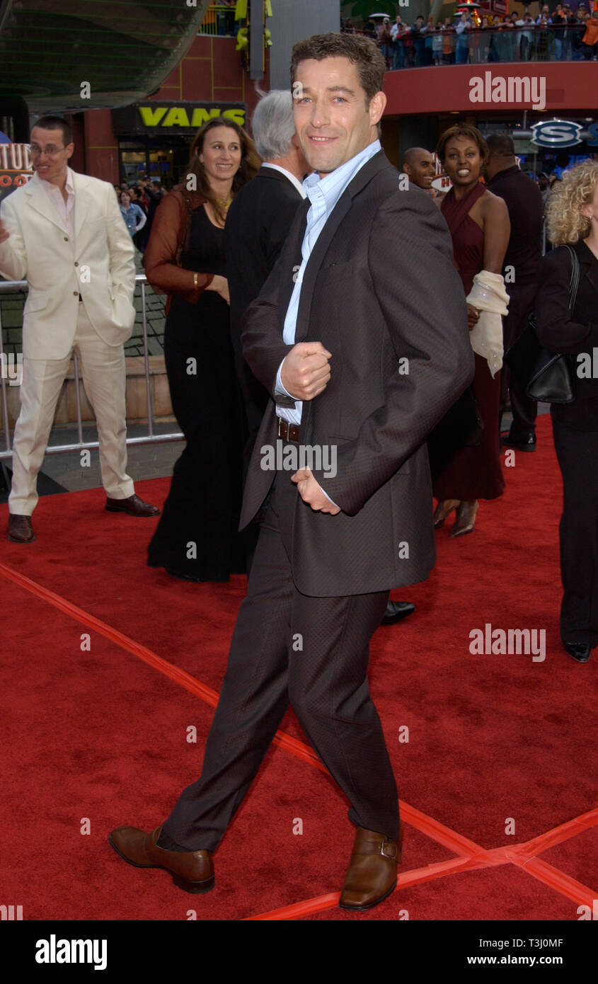 LOS ANGELES, CA. April 17, 2002: Actor STEPHEN BRAND at the world ...