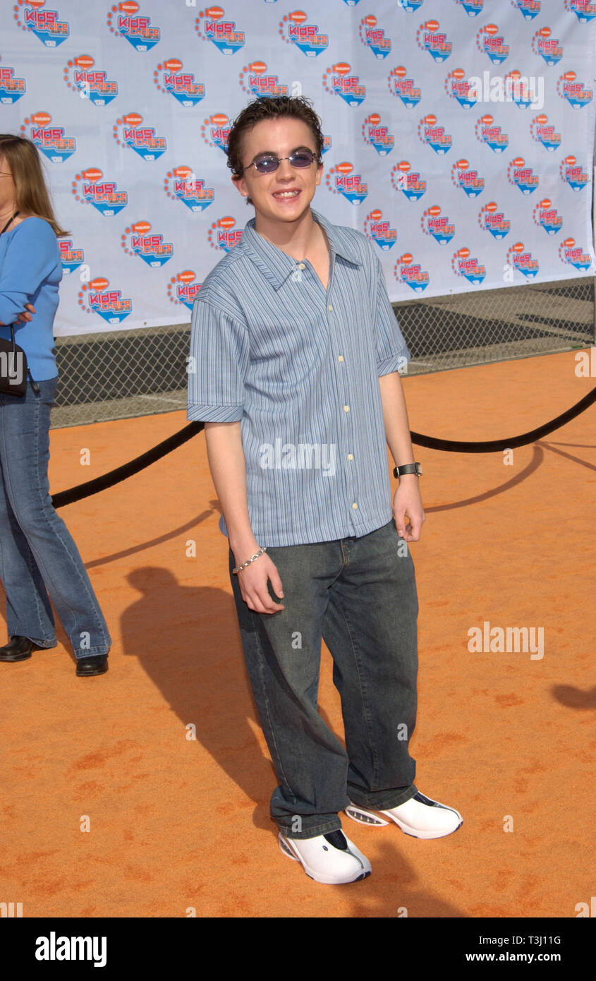 LOS ANGELES, CA. April 20, 2002: Actor FRANKIE MUNIZ at Nickelodeon's ...