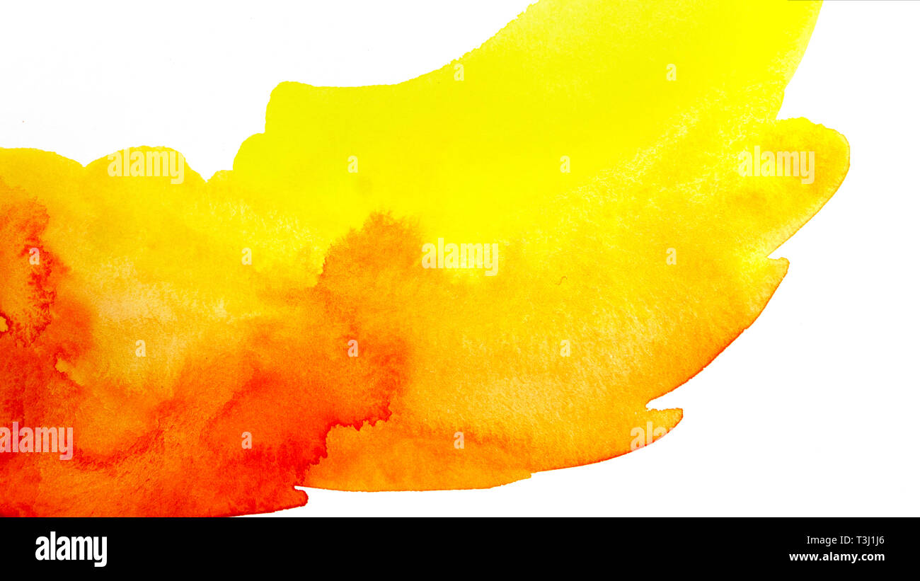 Abstract watercolor background hand painting. Gradient color ...