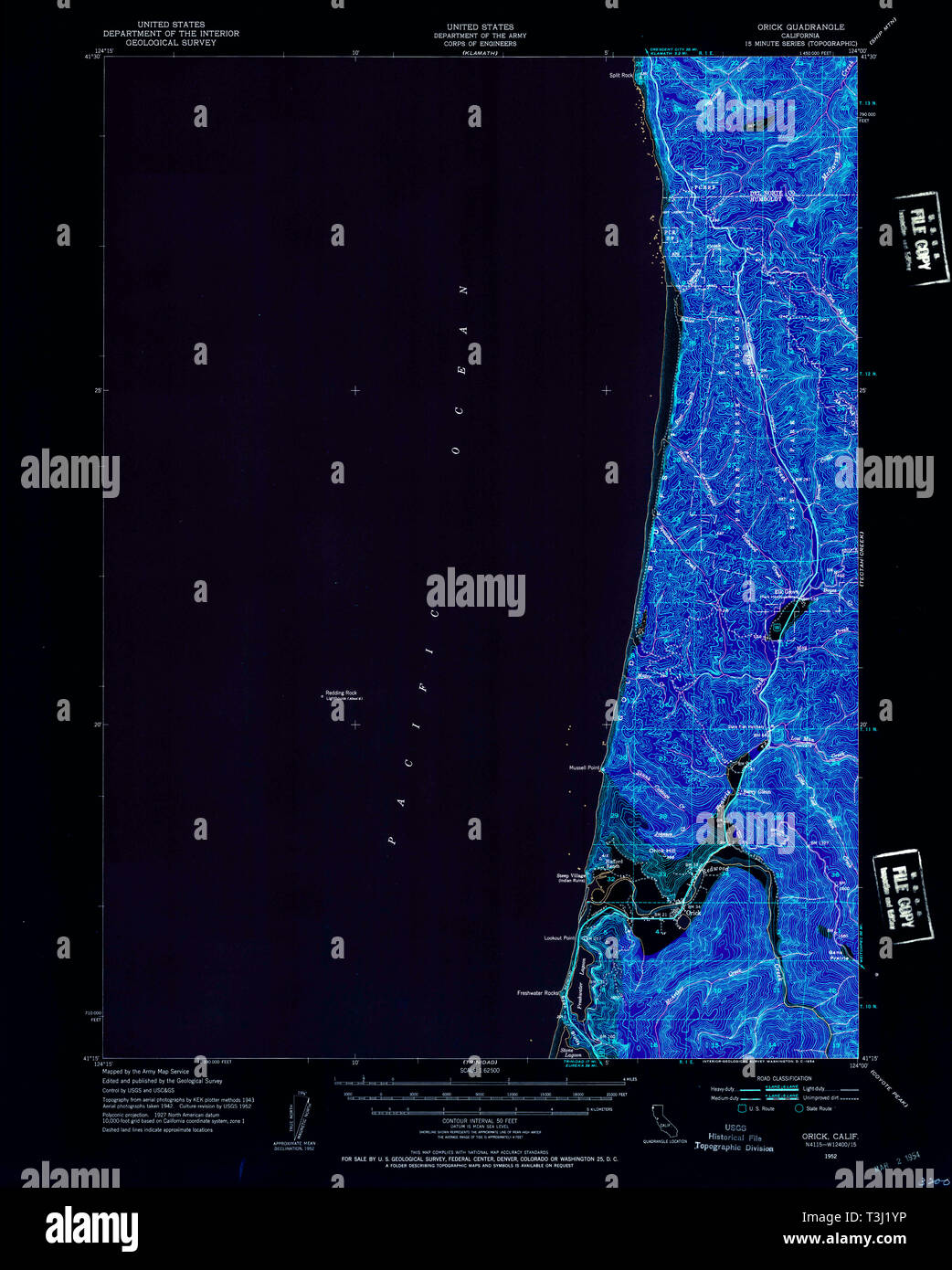 Map of orick hi-res stock photography and images - Alamy