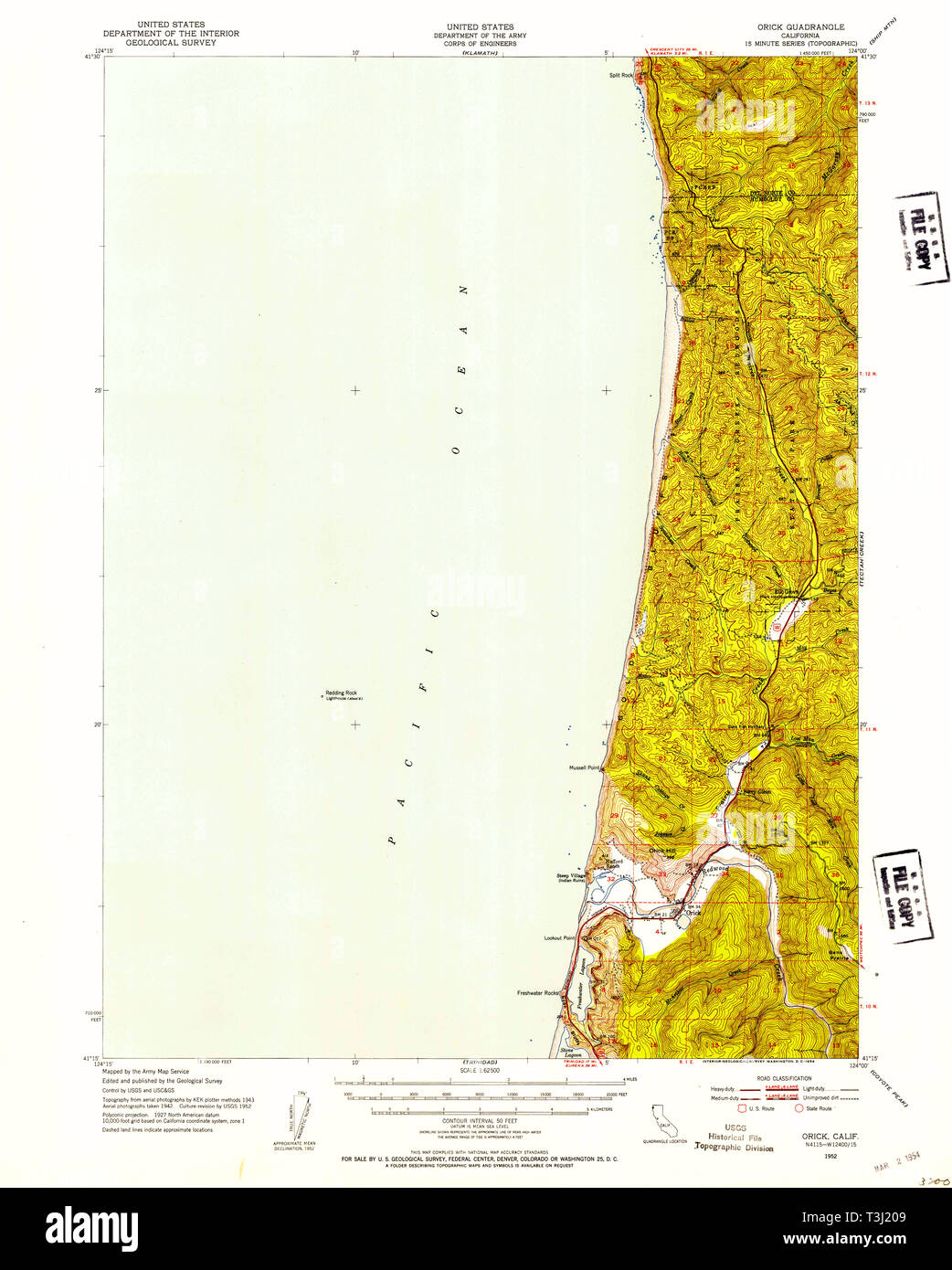 Map of orick hi-res stock photography and images - Alamy