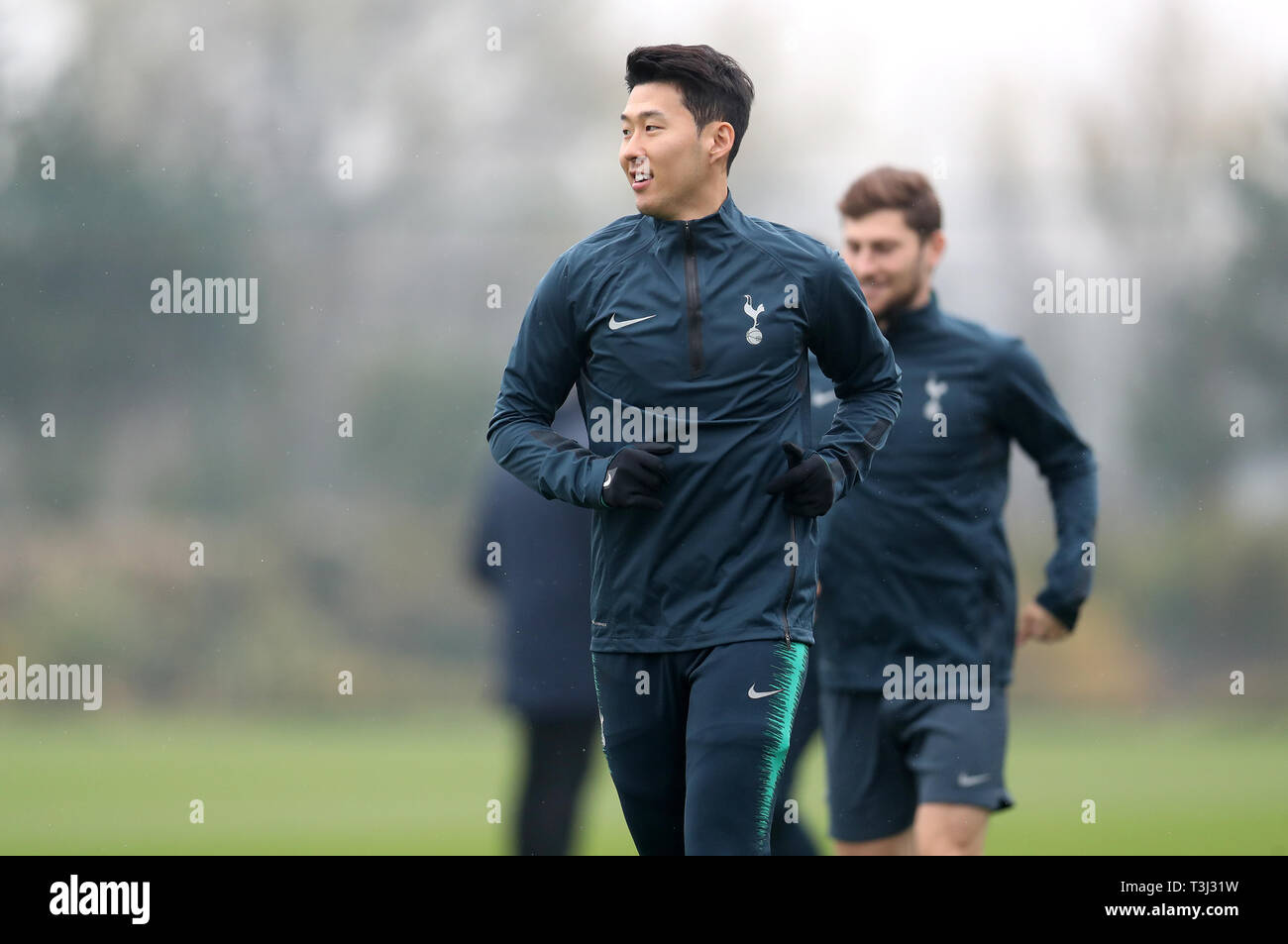 Tottenham Hotspur's Son Heung-min during the training session at ...