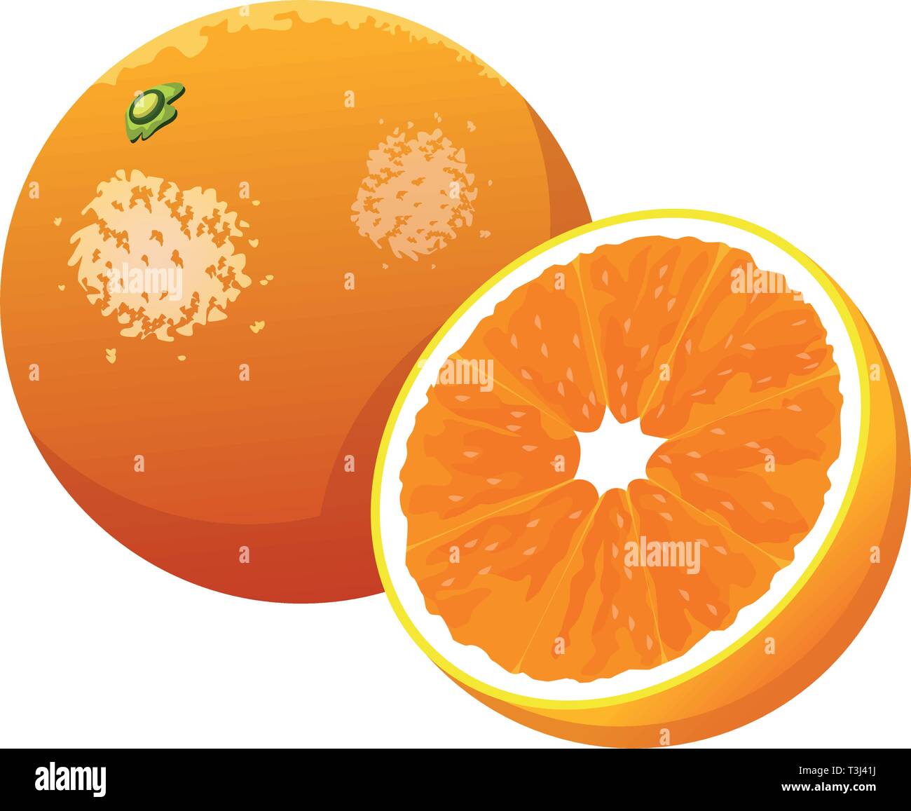 orange icon cartoon Stock Vector Image & Art - Alamy