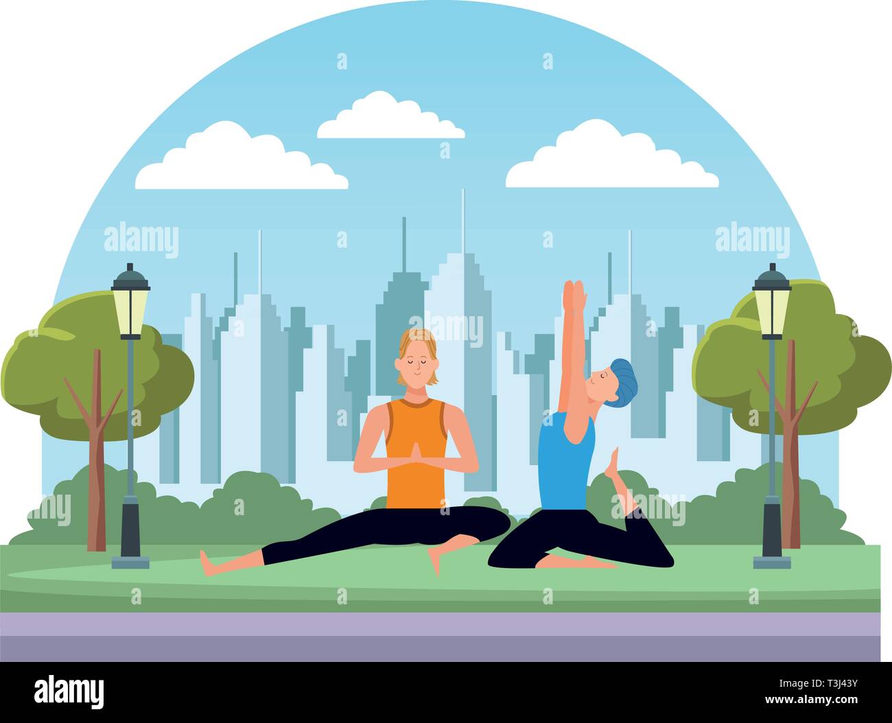 men yoga poses Stock Vector Image & Art - Alamy