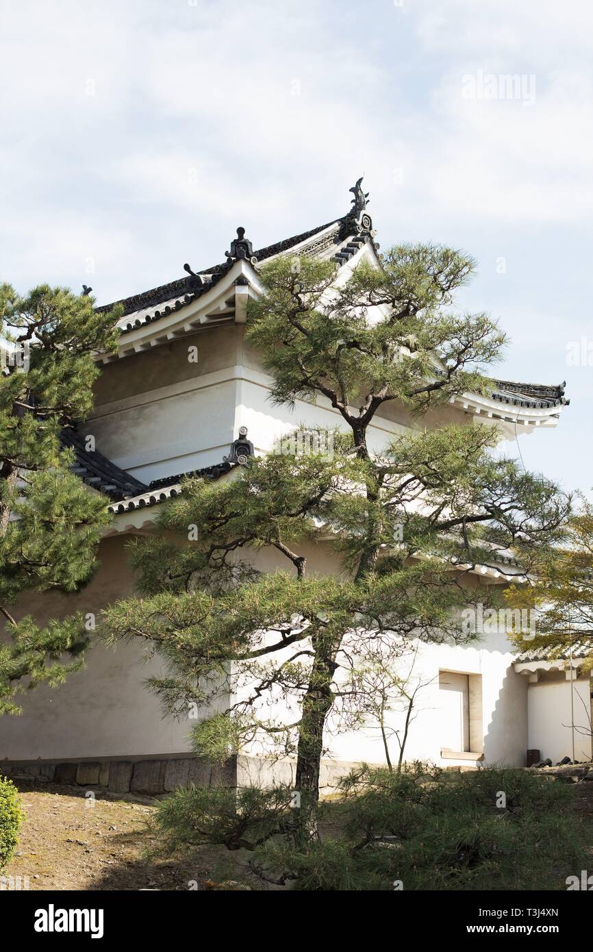 The southeast watchtower at Nijo Castle in Kyoto, Japan Stock Photo - Alamy