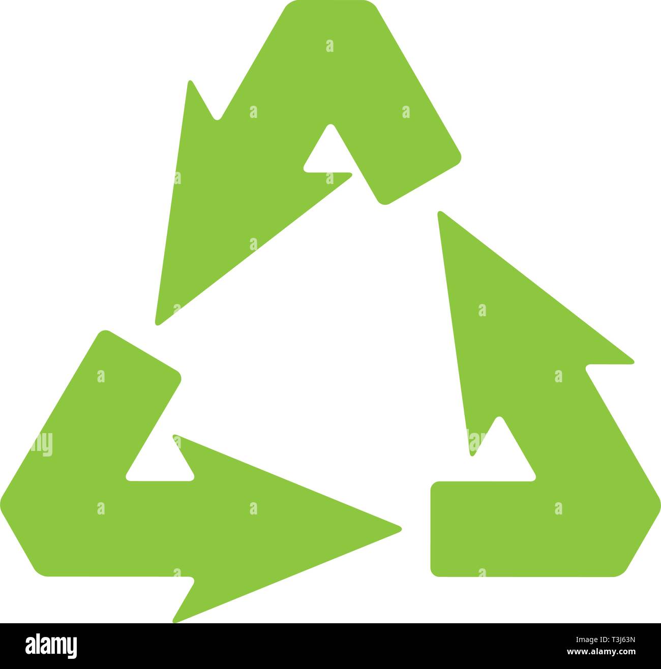 recycle icon template Stock Vector Image & Art - Alamy