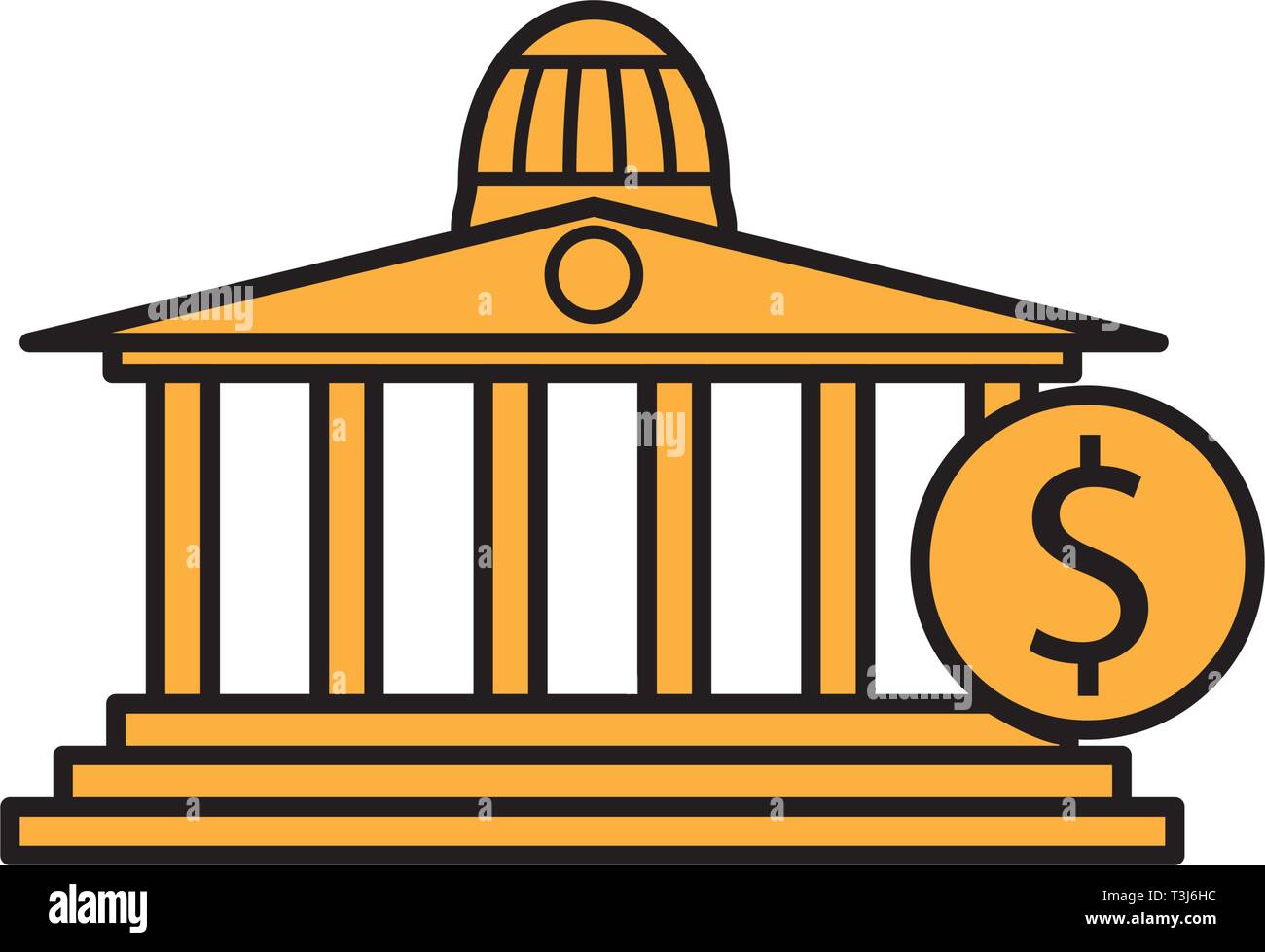 bank building icon template Stock Vector Image & Art - Alamy