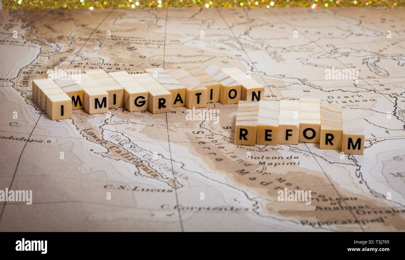 Mexico political map border hi-res stock photography and images - Alamy