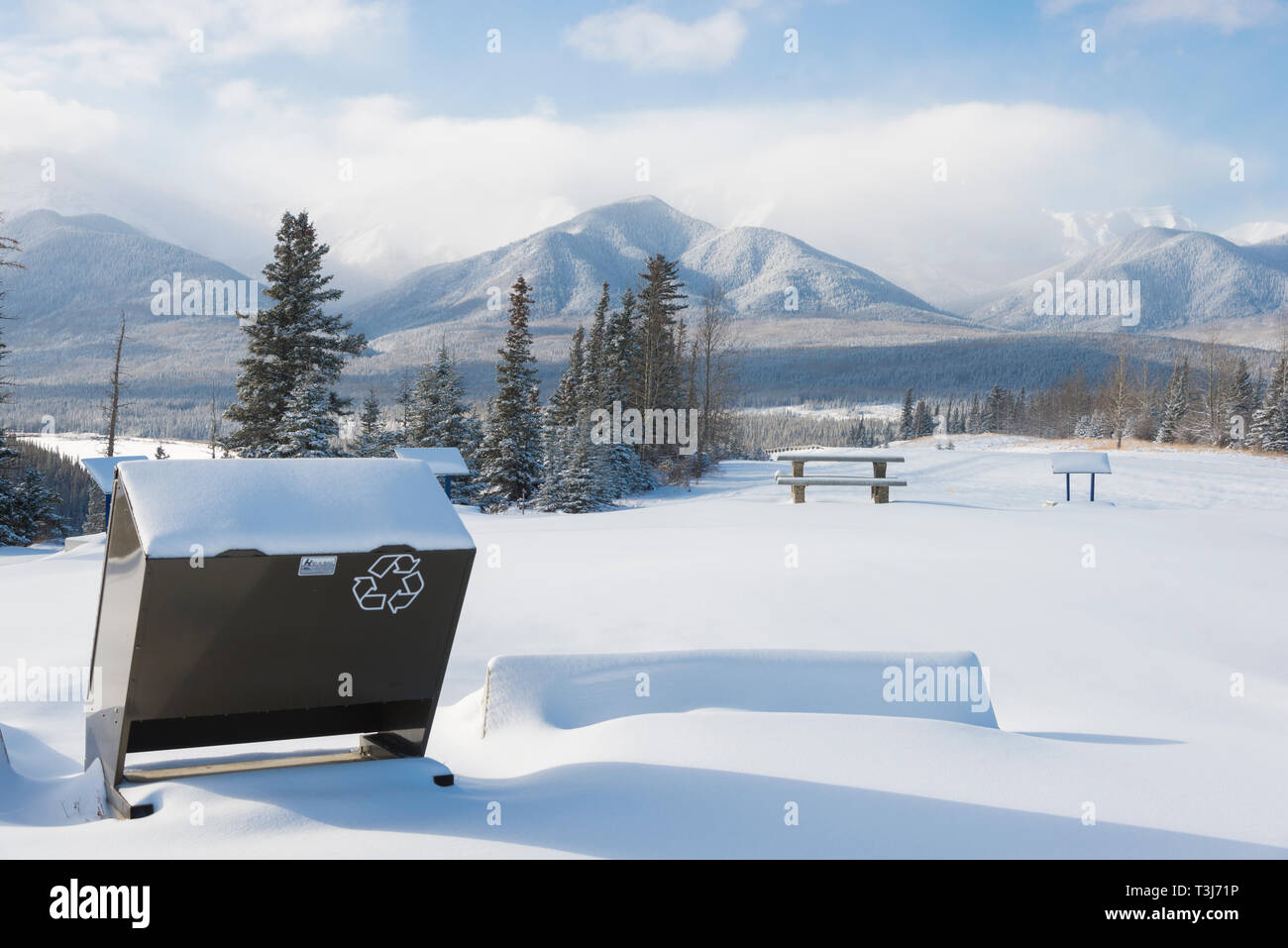 Winter in Western Alberta Canada Stock Photo - Alamy