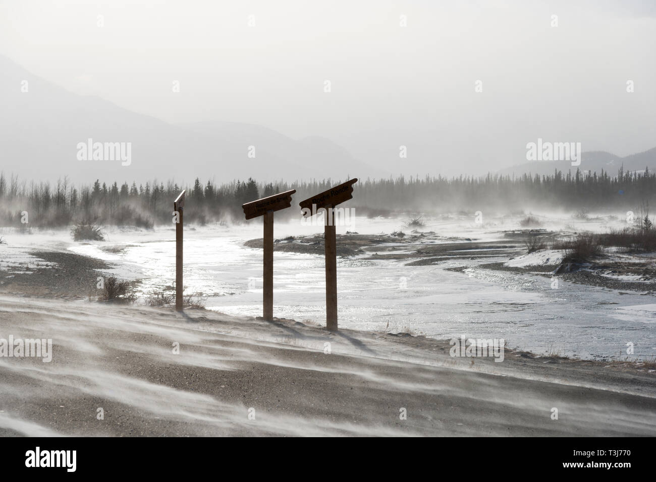 Winter in Western Alberta Canada Stock Photo - Alamy