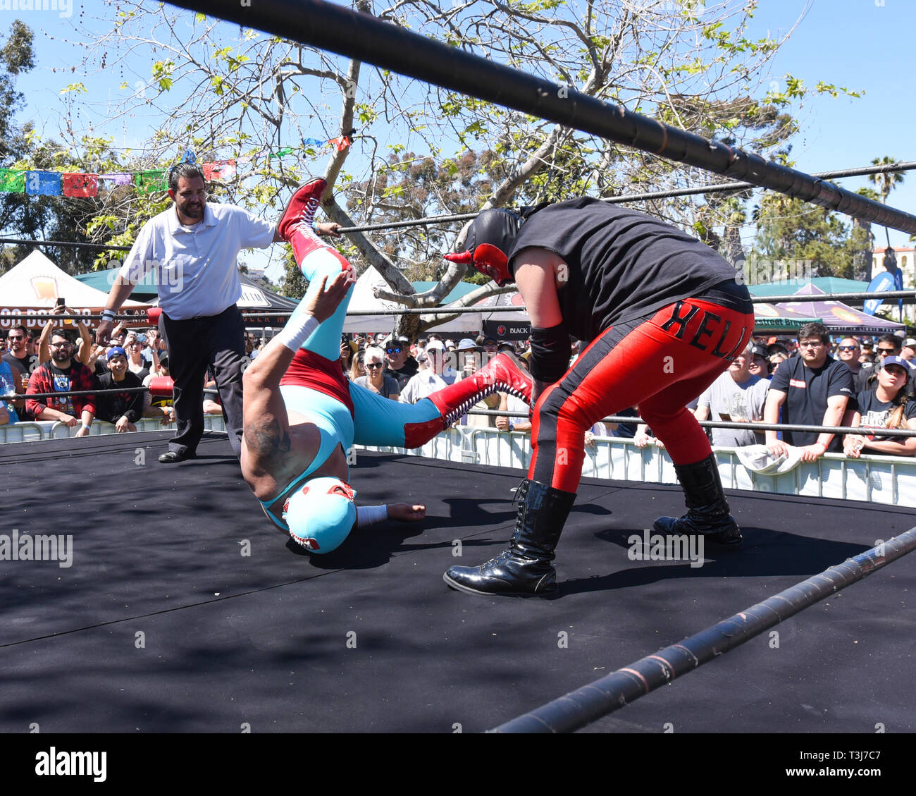 April 7, 2019 - Dana Point, California, USA - LUCHA LIBRE Wrestling ...