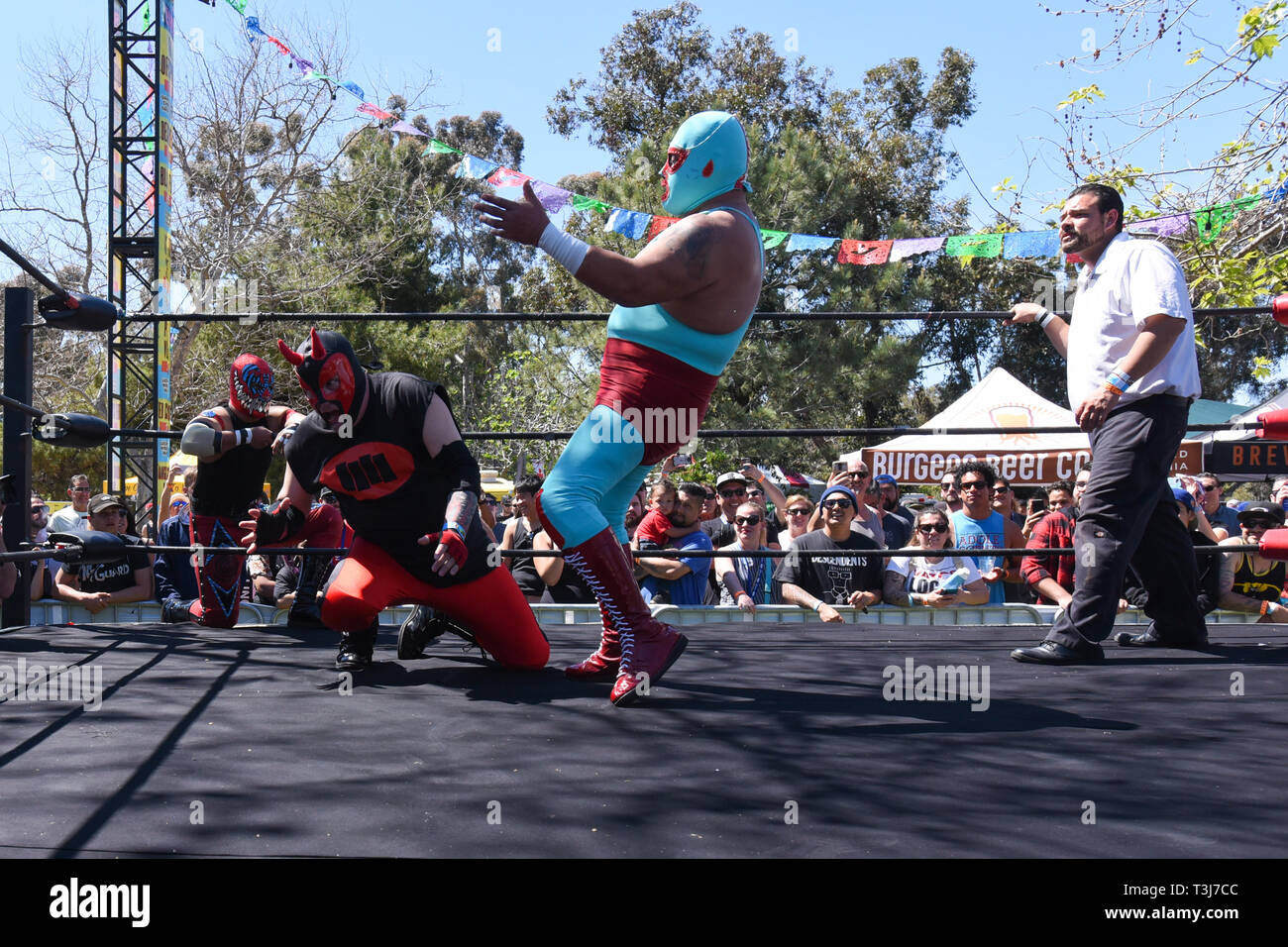 April 7, 2019 - Dana Point, California, USA - LUCHA LIBRE Wrestling ...