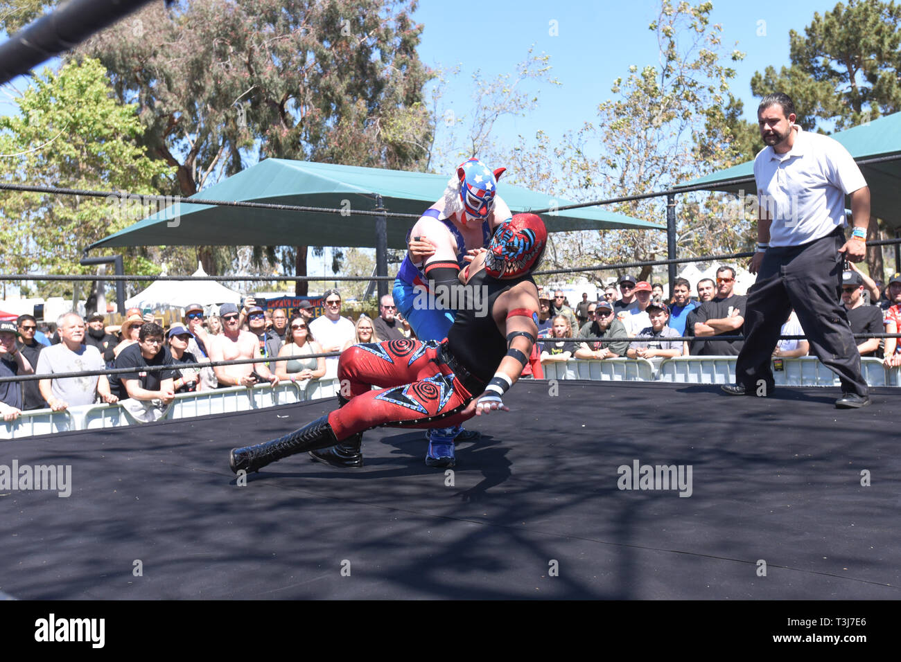 April 7, 2019 - Dana Point, California, USA - LUCHA LIBRE Wrestling ...