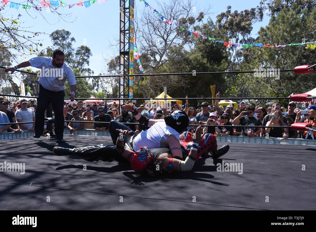 April 7, 2019 - Dana Point, California, USA - LUCHA LIBRE Wrestling ...