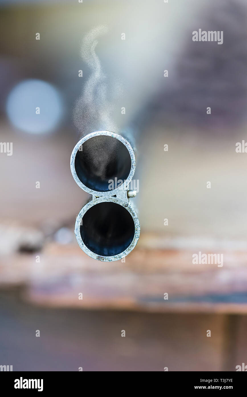 Double barrels hi-res stock photography and images - Alamy