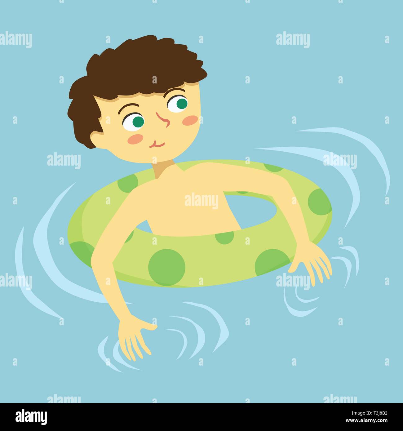 Summer kids vector vectors hi-res stock photography and images - Alamy