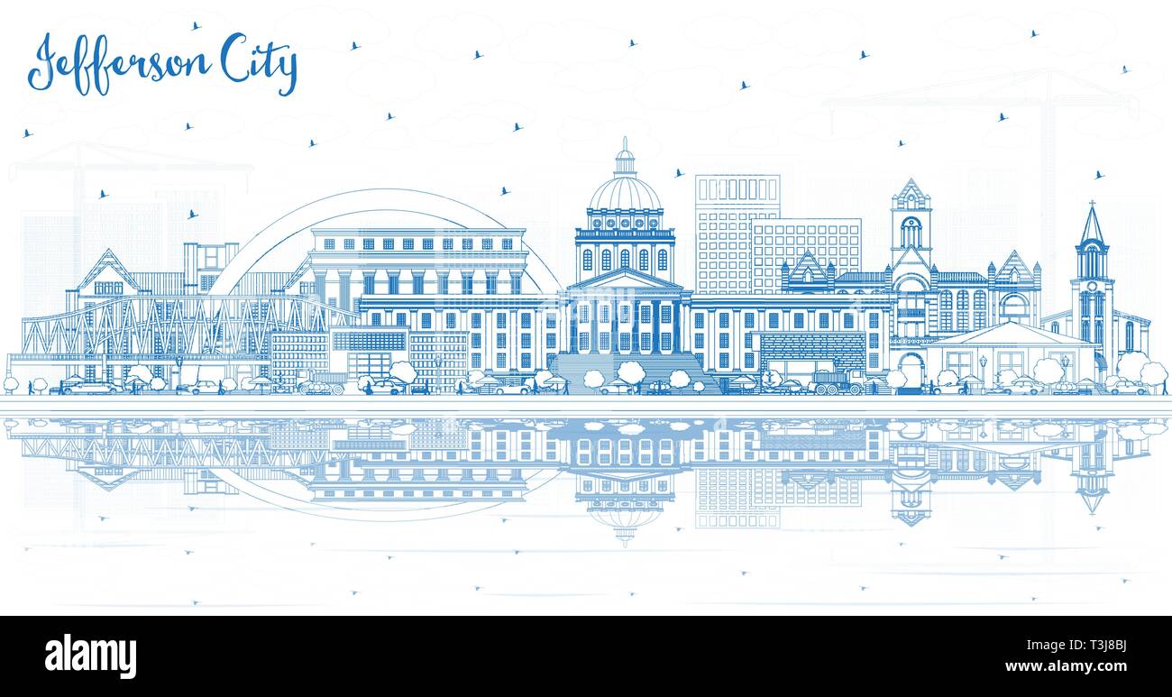 Missouri state capitol jefferson city Stock Vector Images - Alamy