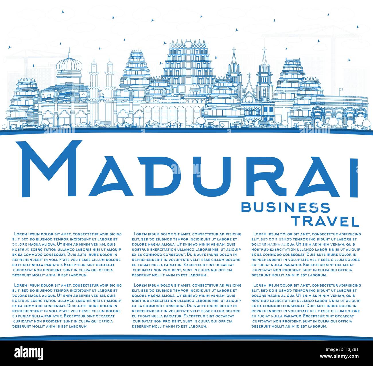 Madurai india temple Stock Vector Images - Alamy