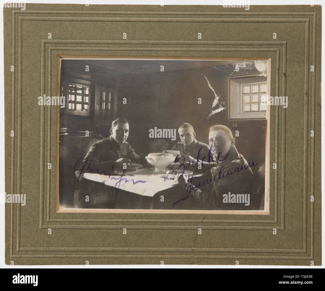 First Lieutenant Max Immelmann (1890 - 1916), a photo with signatures ...