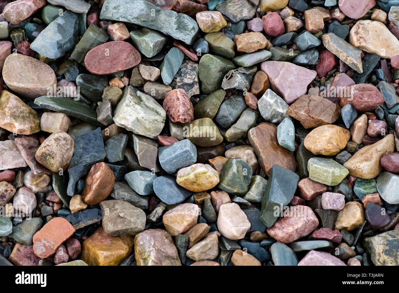 Beach with colored stones hi-res stock photography and images - Alamy