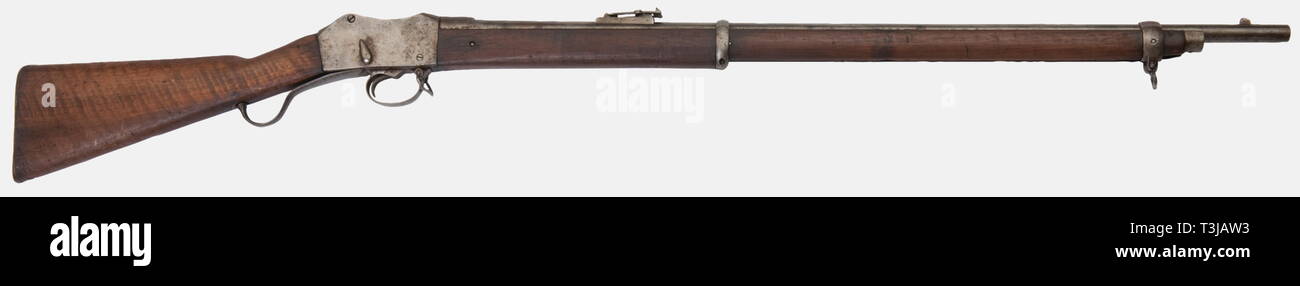 An English Martini Henry rifle, calibre 577/450, London proof house ...