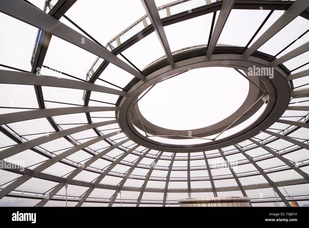 BERLIN, GERMANY - MARCH 24, 2016: Reichstag Dome detail. This dome was ...