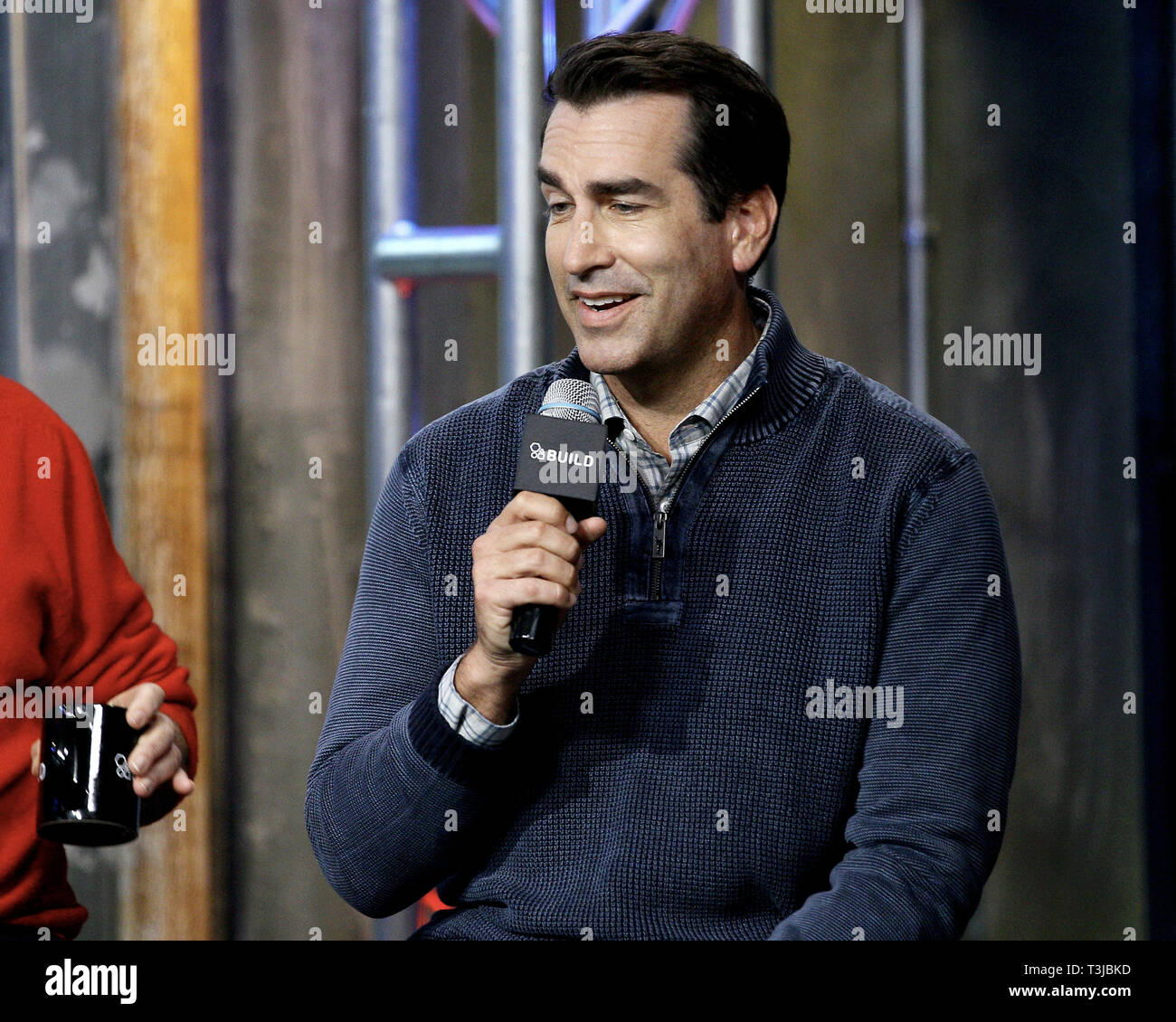 New York, USA. 03 Oct, 2016. Rob Riggle at BUILD Series discussing the ...