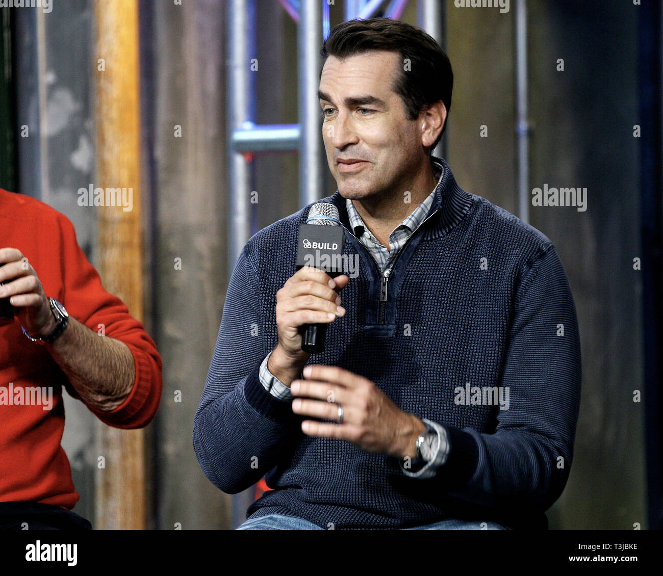 New York, USA. 03 Oct, 2016. Rob Riggle at BUILD Series discussing the ...